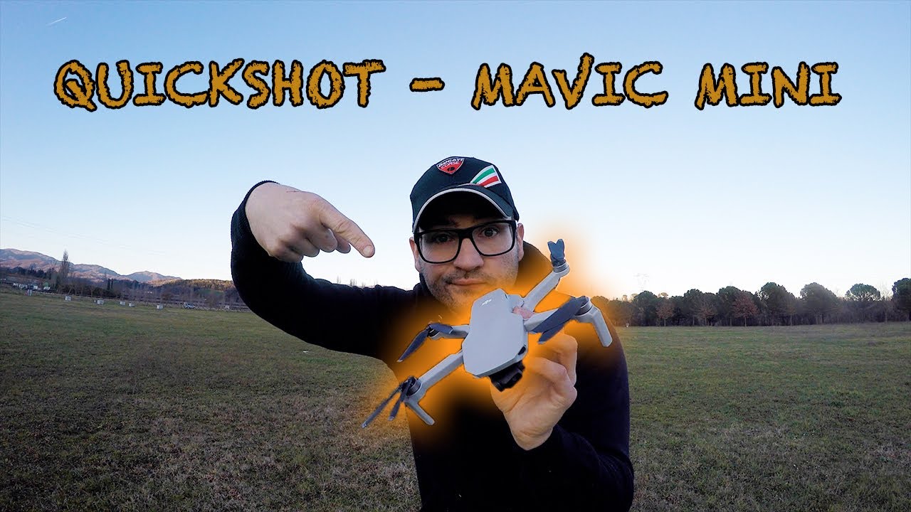 DJI MAVIC MINI - QUICK SHOT TUTORIAL - YouTube