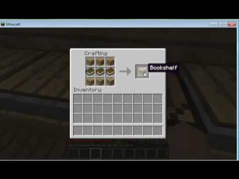 How To Make A Bookshelf In Minecraft Plus Strategy Guide - YouTube