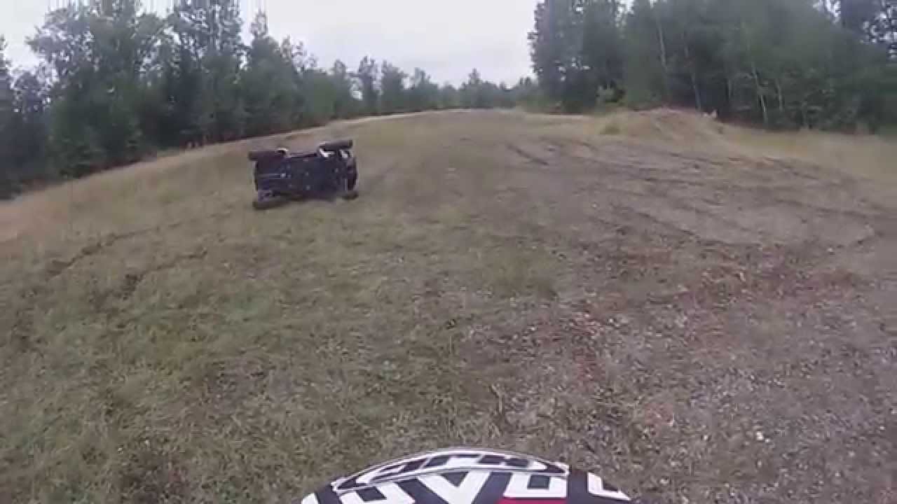 fun flipping a four wheeler - YouTube