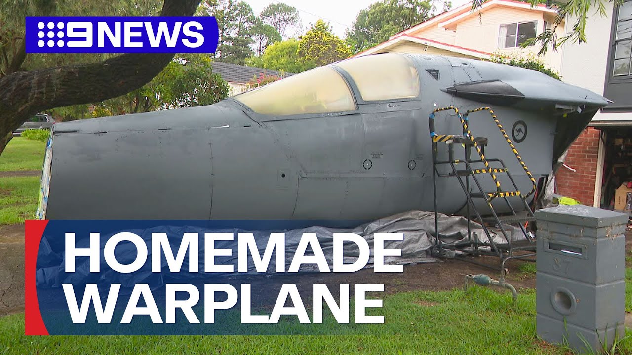 Sydney man building warplane in his driveway | 9 News Australia - YouTube