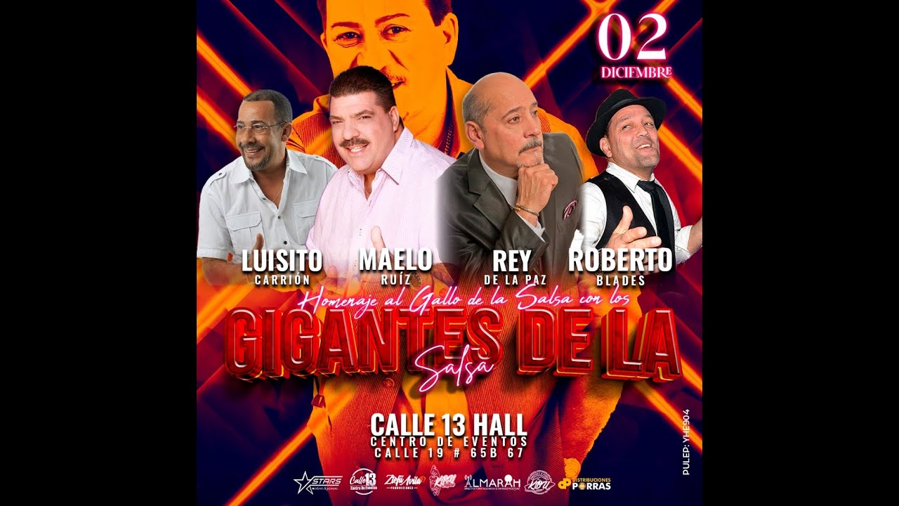 Concierto Los Gigantes de la Salsa en Bogotá - YouTube