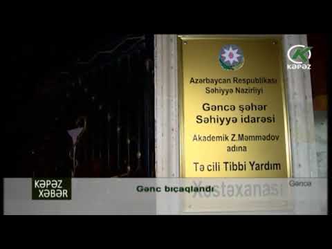 Gəncədə bıçaqlanma olub - Kəpəz TV