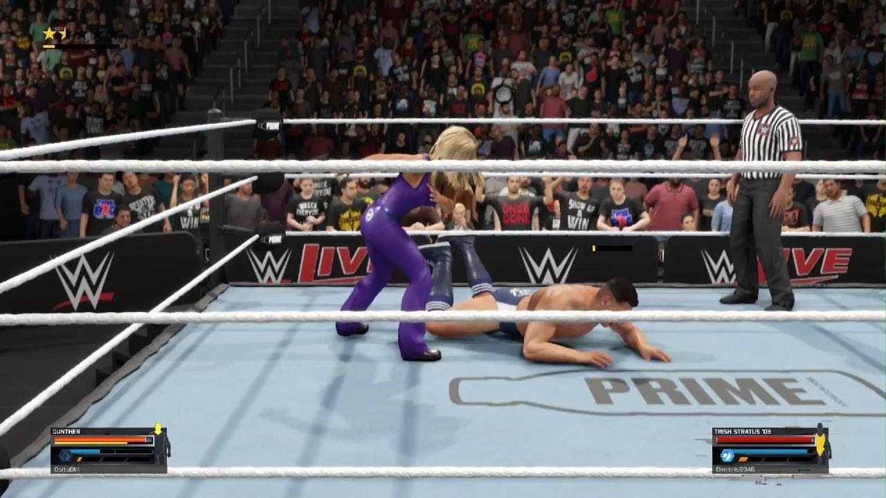 WWE 2K25 Trish Stratus 03 HUMILIATES Gunther Online - YouTube