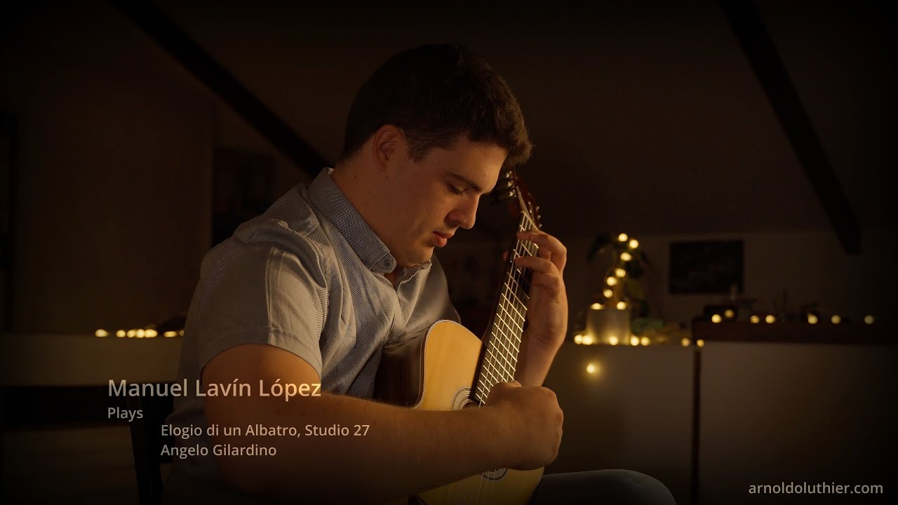 Manuel Lavín López plays Elogio di un Albatro, on a Grand Concert ...