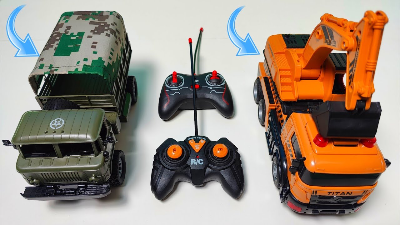 Remote Control Transformed Engineering Vehicle and Transport Vehicle ...