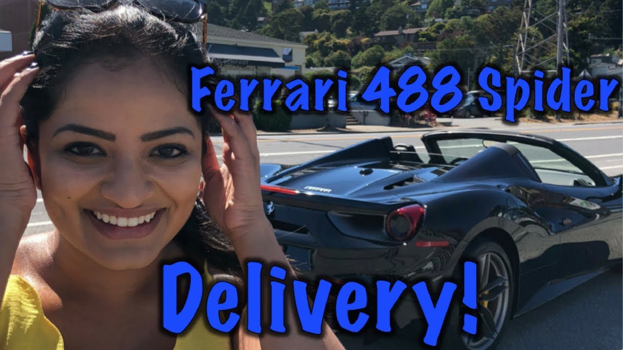 DELIVERY OF MY FERRARI 488 SPIDER - YouTube