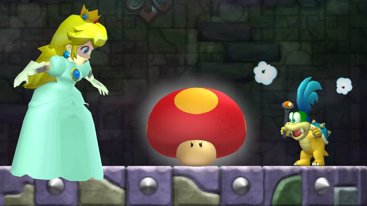 Giant New Super Mario Bros. Wii Peach - Walkthrough - #02 - YouTube