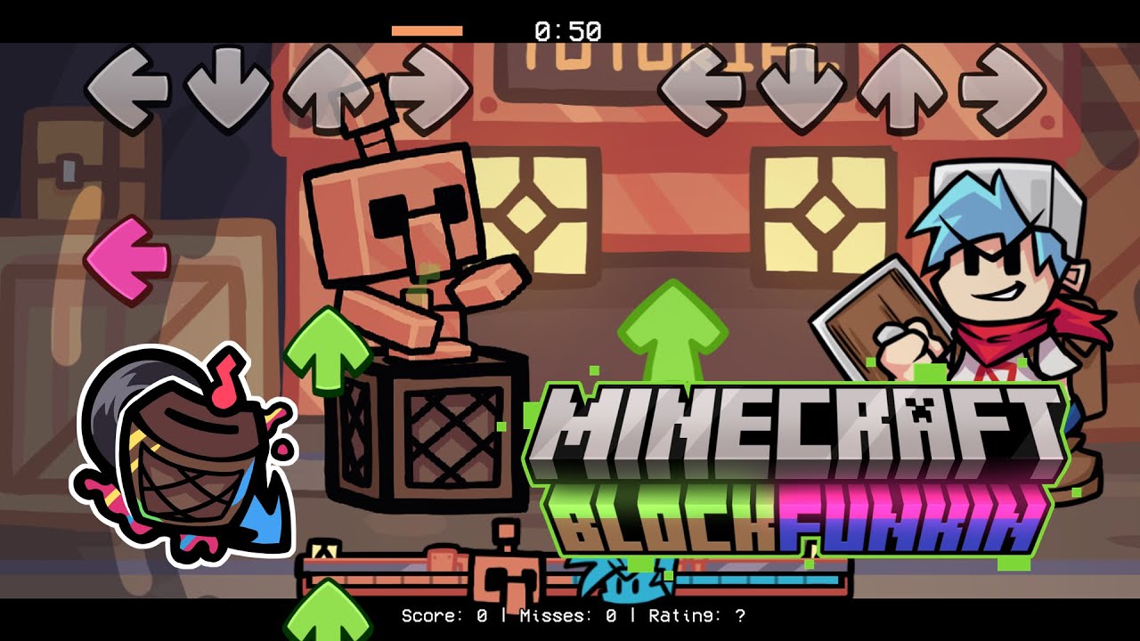 【FNF MOD】MINECRAFT BLOCK FUNKIN Tutorial LEAK - YouTube