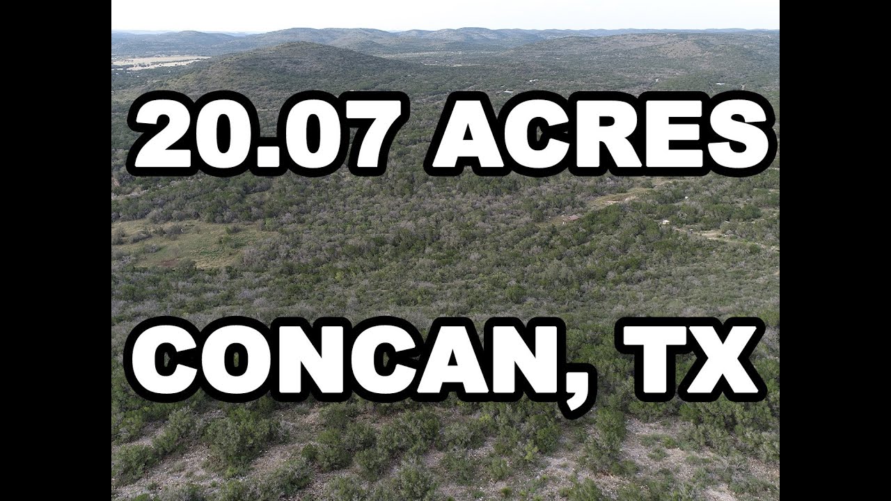 20.07 Acres For Sale Near Concan, Texas - 4 Miles From The Frio River ...