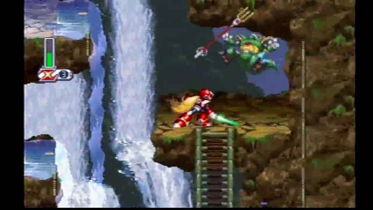 Mega Man X4 - Intro Stage & Web Spider (Part 1) - YouTube