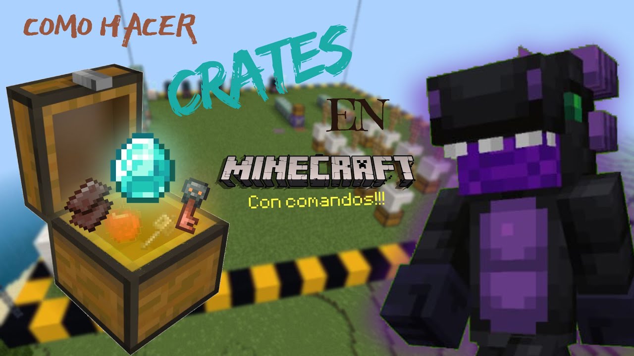 Como hacer crates/cajas de recompensas aleatorias | En Minecraft BE ...