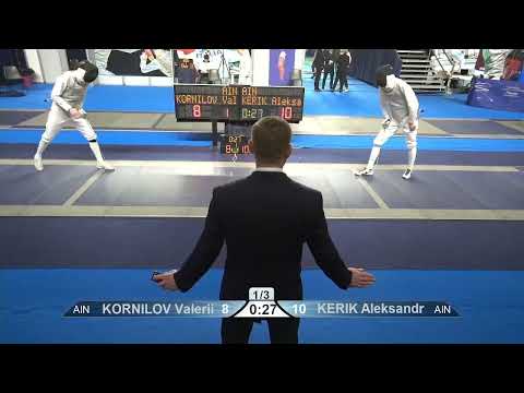 European Championships 2024 JMF - L16 - Valerii Kornilov RUS v Aleksandr Kerik RUS