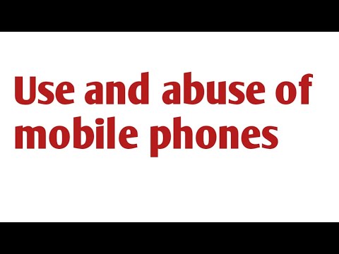 Use and abuse of the mobile phones/paragraph/essay - YouTube