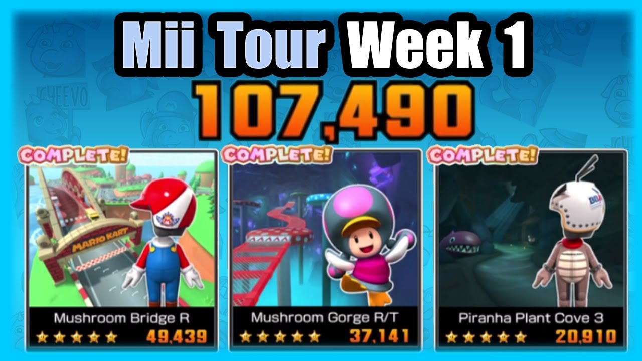Mii Tour 2023 Week 1 Ranked - Hard Time in Rank ?? | Mushroom Legacy ...