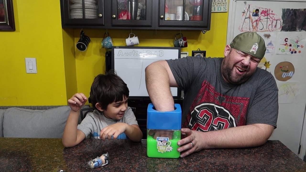 Whats in the BOX mystery goo challenge | Ryans world goo challenge ...