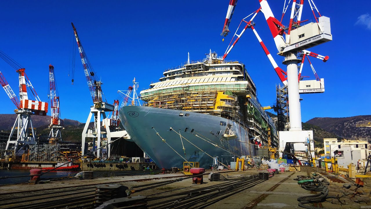 The Complex Maintenance Of Britain's Greatest Super Ferry - YouTube