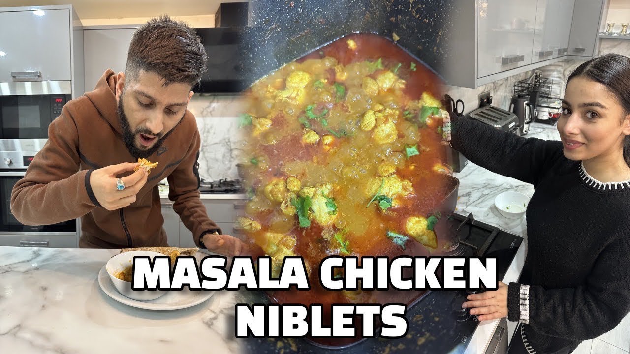 WE COOKED OUR SPECIAL MASALA CHICKEN NIBLETS CURRY FOR FAMILY 😍 HONEST ...