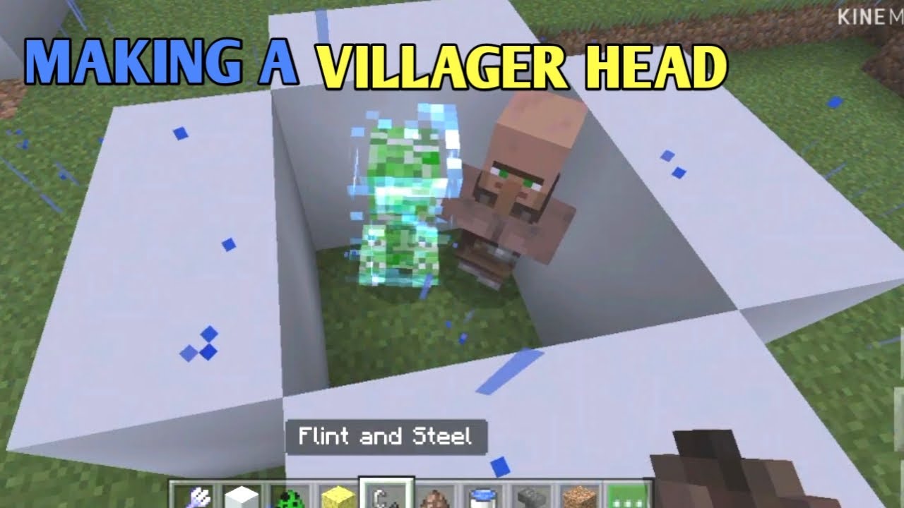 Can we make a villager head? | MINECRAFT | - YouTube