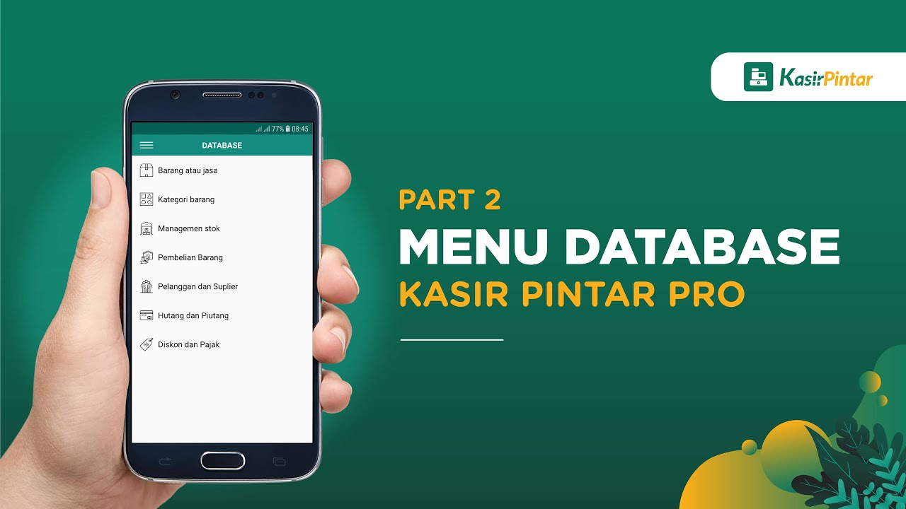 Part 2 Menu Database Kasir Pintar Pro - YouTube