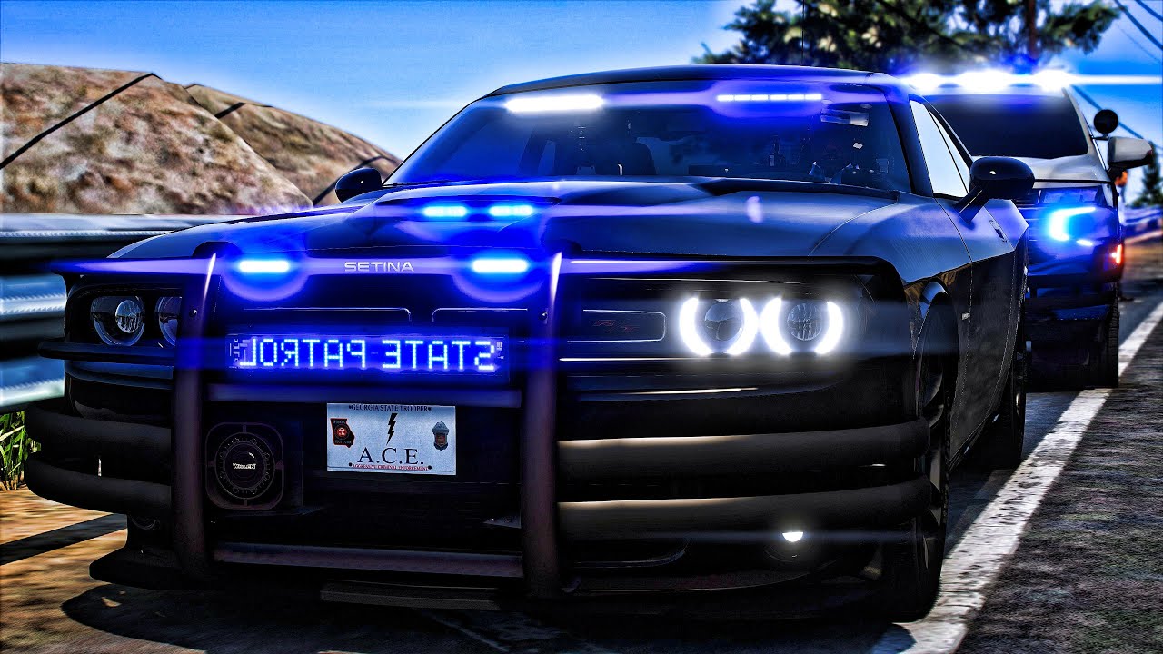 Playing GTA 5 As A POLICE OFFICER Highway Patrol|| GSP|| GTA 5 Lspdfr ...