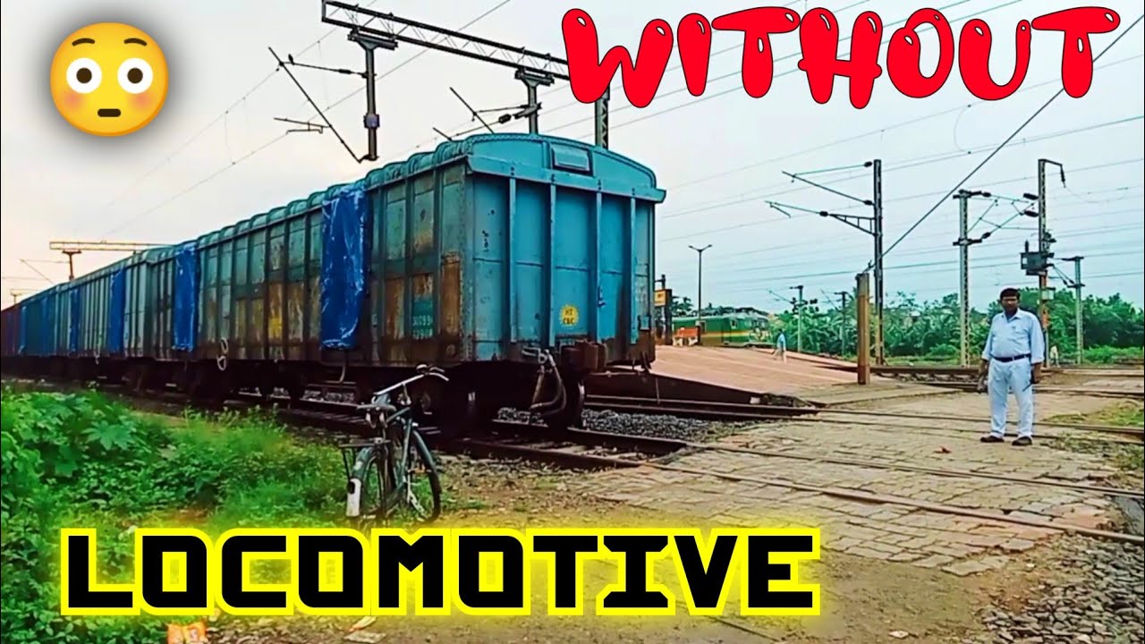 The freight train is coming back without an engine LOCOMOTIVE।। Indian ...