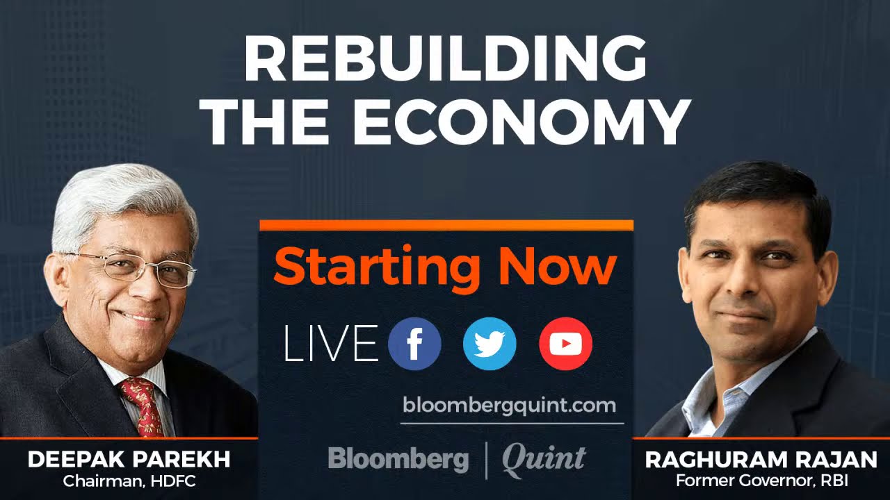 Deepak Parekh & Raghuram Rajan On Rebuilding The Economy - YouTube