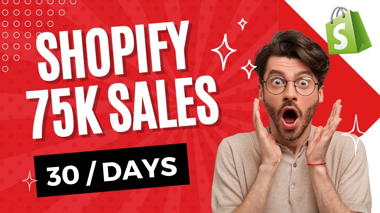 Shopify 75k Sales || 30 DAYS - YouTube
