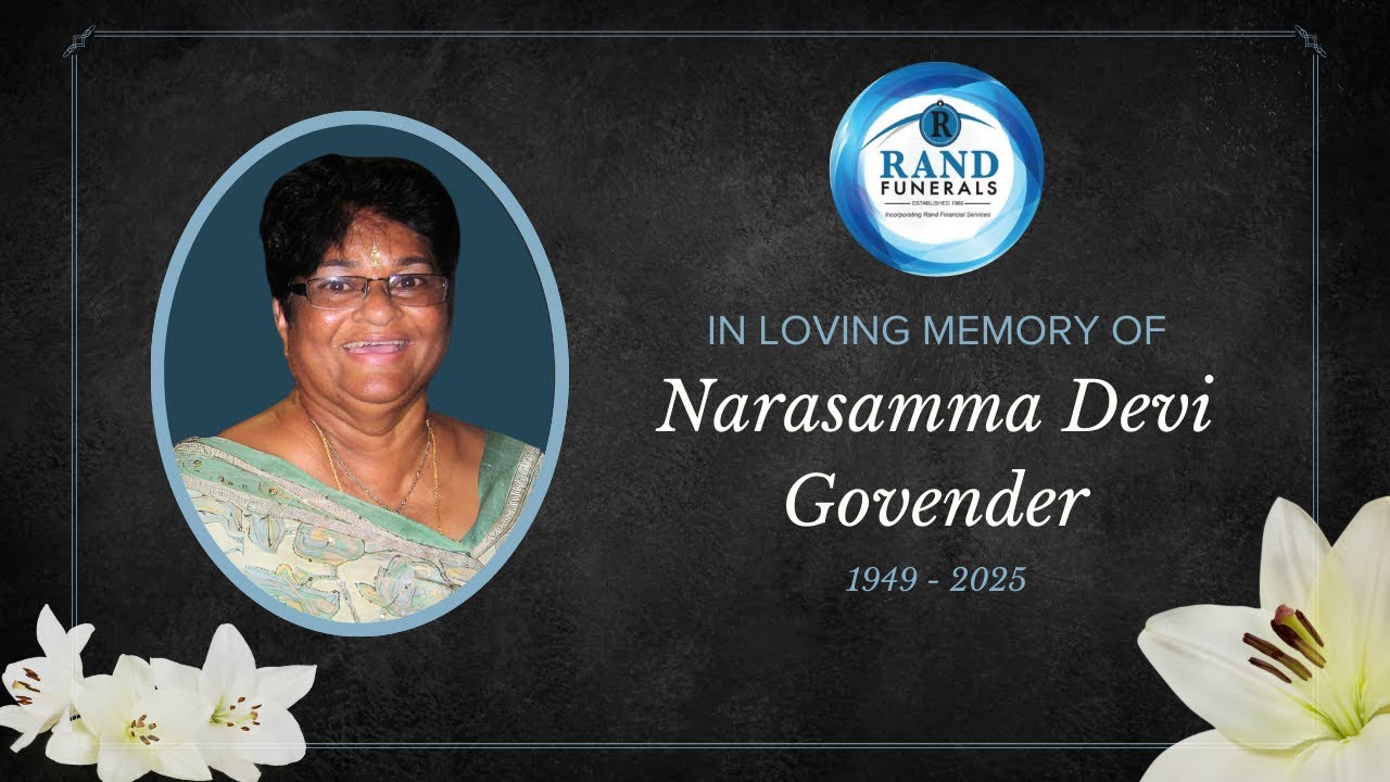 In Loving Memory - NARASAMMA DEVI GOVENDER (1949 - 2025) - YouTube