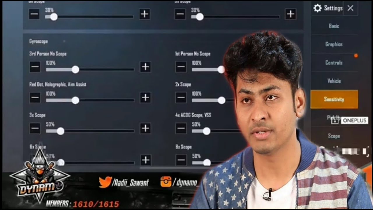 dynamo sensitivity dainamo new sensitivity - YouTube
