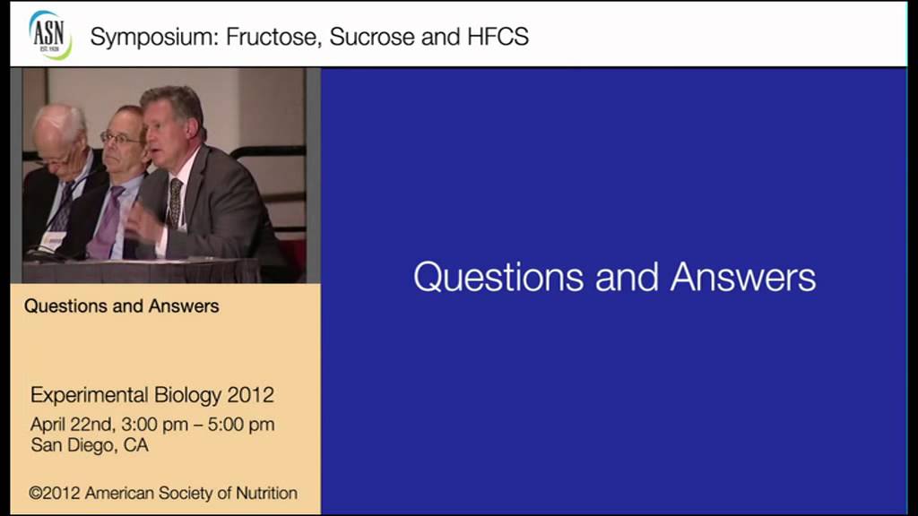 Sugar Symposium Q and A Fructose Dr Robert Lustig Part 1.mp4 - YouTube