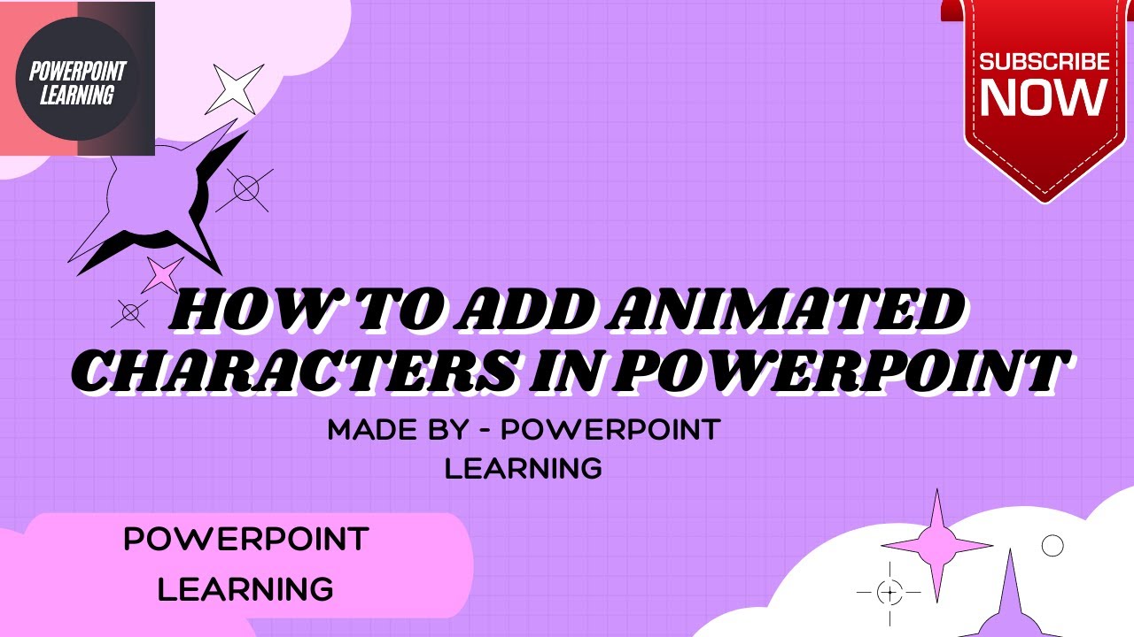 HOW TO ADD ANIMATED CHARACTERS IN POWERPOINT YouTube HOW TO ADD ANIMATED CHARACTERS IN POWERPOINT YouTube