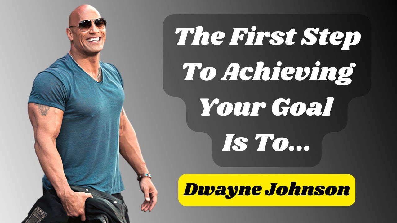 10 Success Quotes By Dwayne Johnson - YouTube