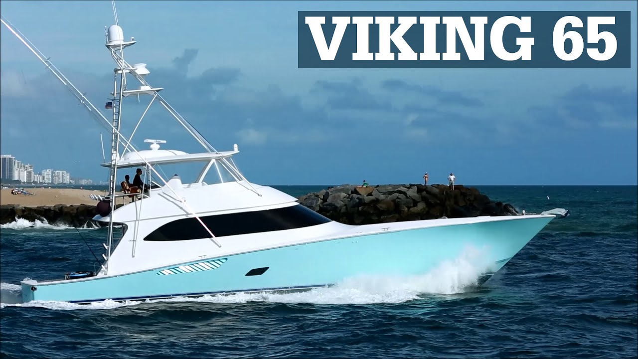 Viking 65 Sportfish in Baby Blue | REEL CENTS - YouTube