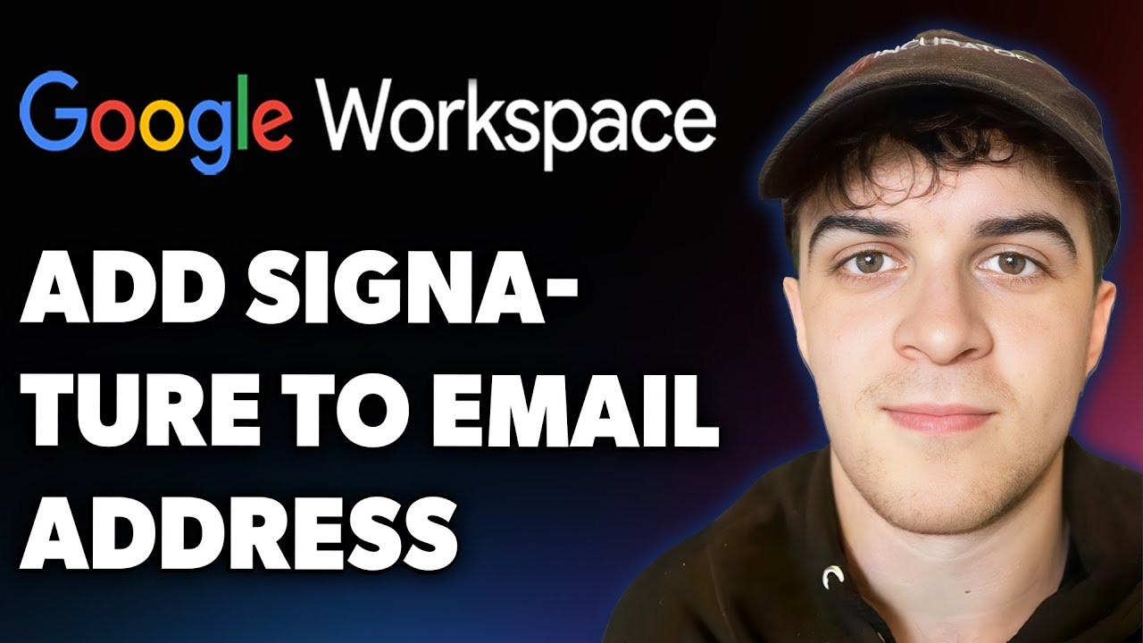 How to Add a Signature to Your Email Address Through Google Workspace (Full 2025 Guide) - YouTube