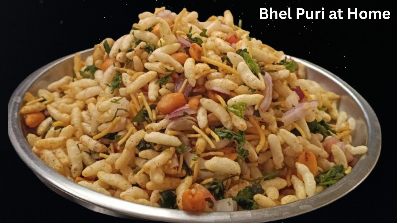 Bhel Puri II How to make Bhel Puri at home II Making Bhel puri at home ...