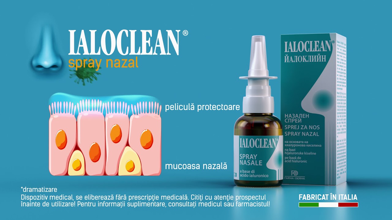 Ialoclean spray nazal - YouTube