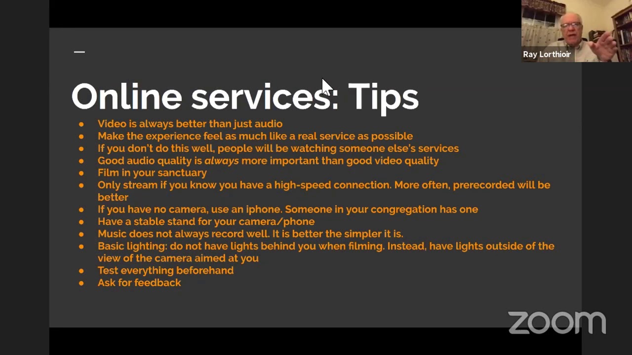 Tips for Hosting Online Church Services - YouTube