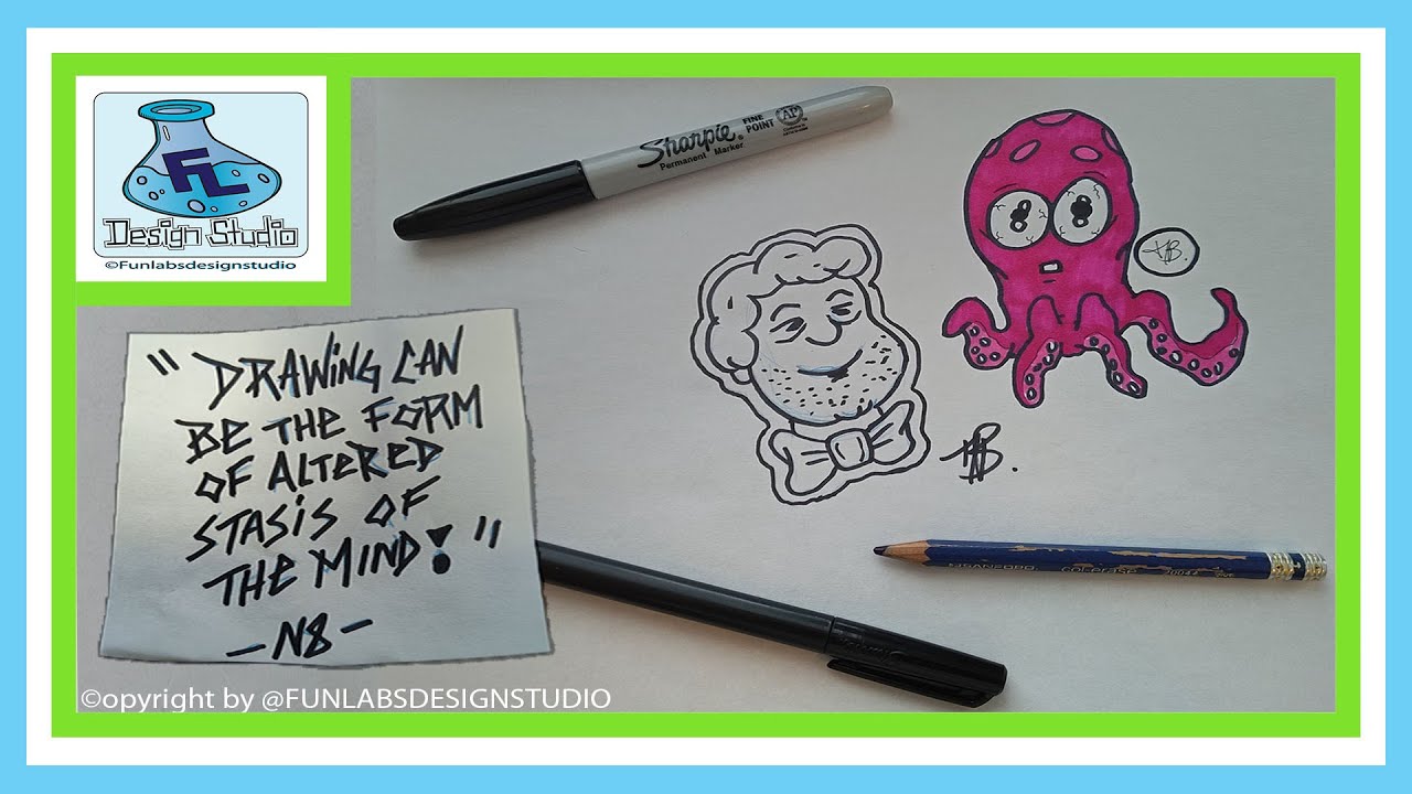 Cartoon Drawing Exercises to help Anyone that wants to DRAW! "Realtime ...