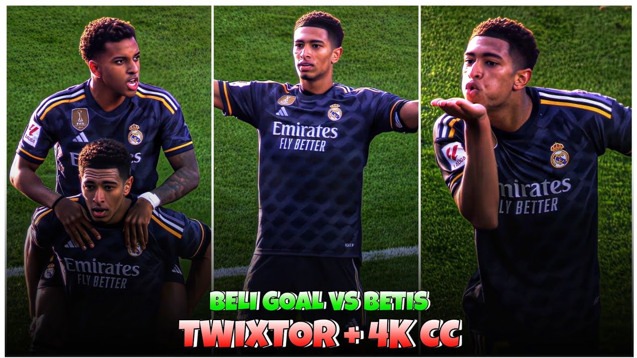 Jude Bellingham Goal Vs Real Betis - Best 4k Clips + Cold CC High ...