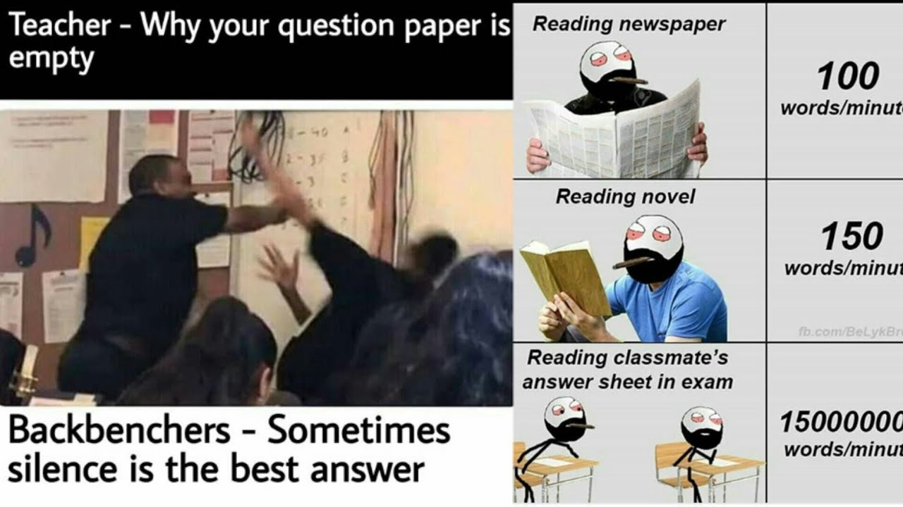 School memes that only students will understand//backbenchers memes ...