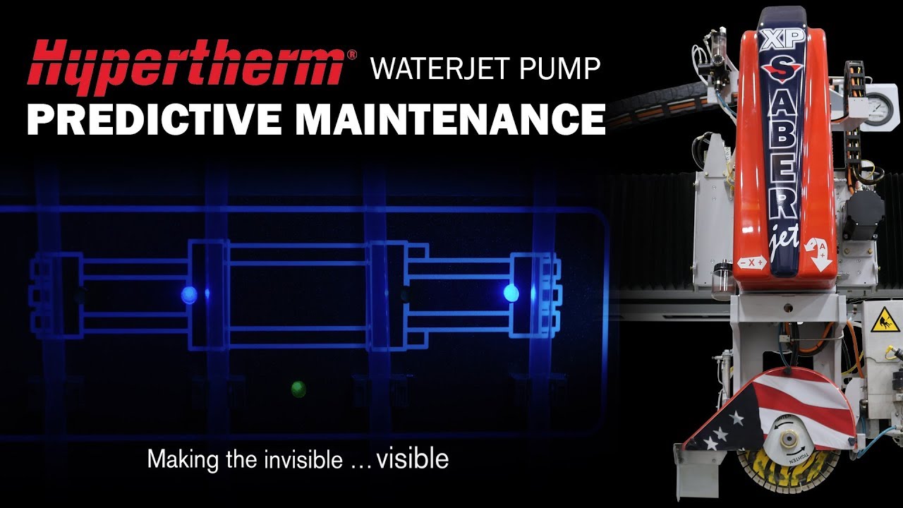 HyPrecision Predictive Waterjet Pumps | SABERjet XP Sawjet - YouTube