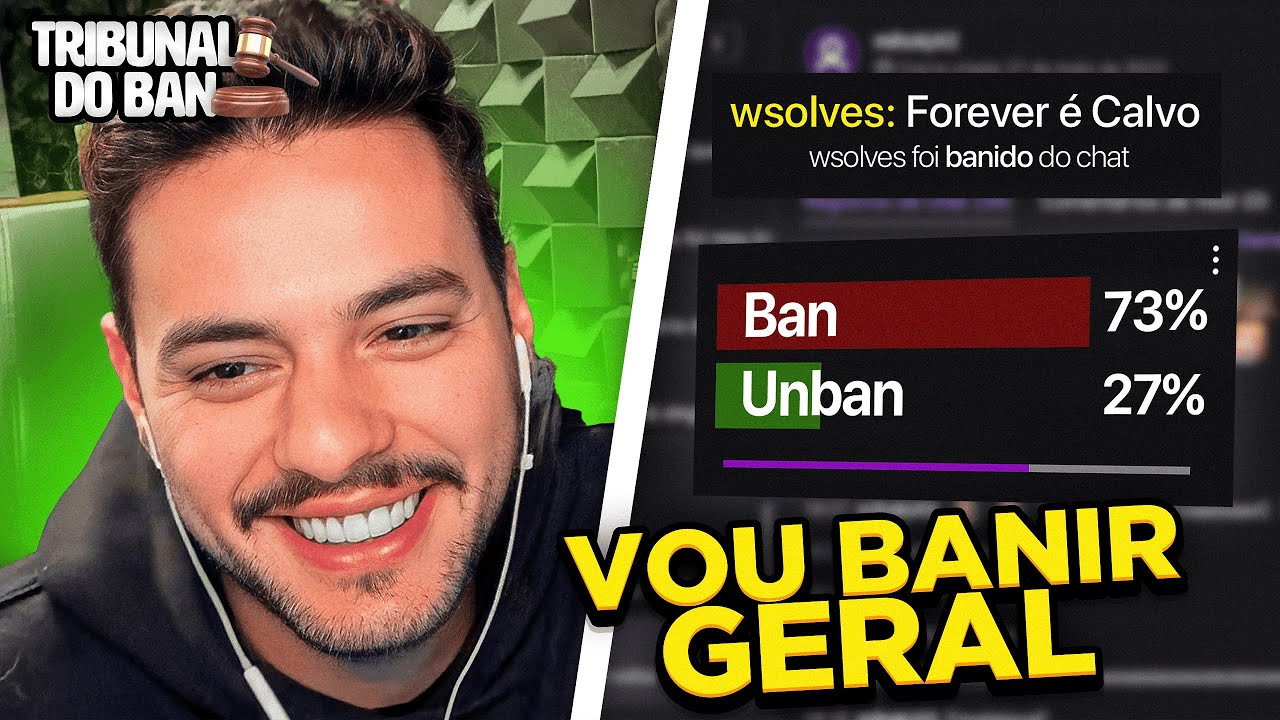 FOREVER ANALISANDO os BANS do CHAT | TRIBUNAL do BAN #1 - YouTube