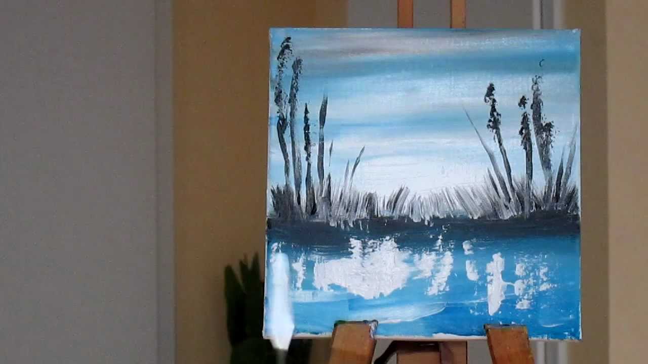 Tanja Bell How to Paint Landscape Acrylic Painting - YouTube