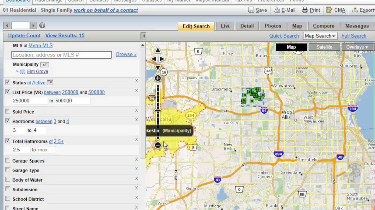 How to Use Map Search - YouTube