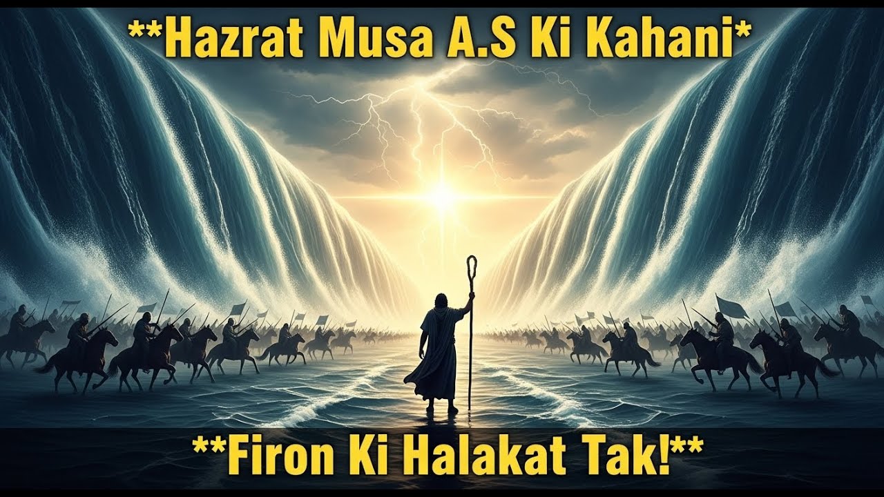 Hazrat Musa A.S Full Story | From Birth to Firaun’s Halakat | Quranic ...