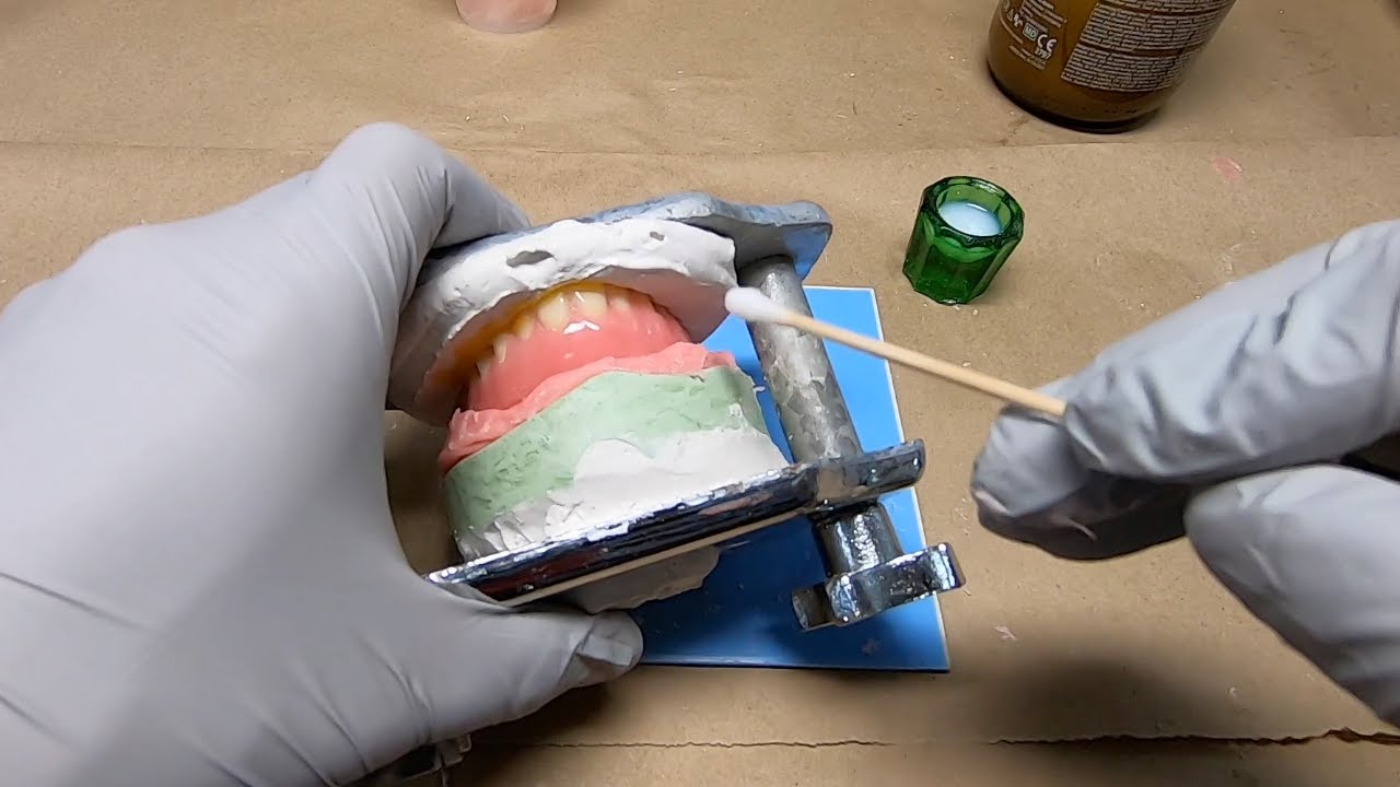 Relining a Denture Base - YouTube