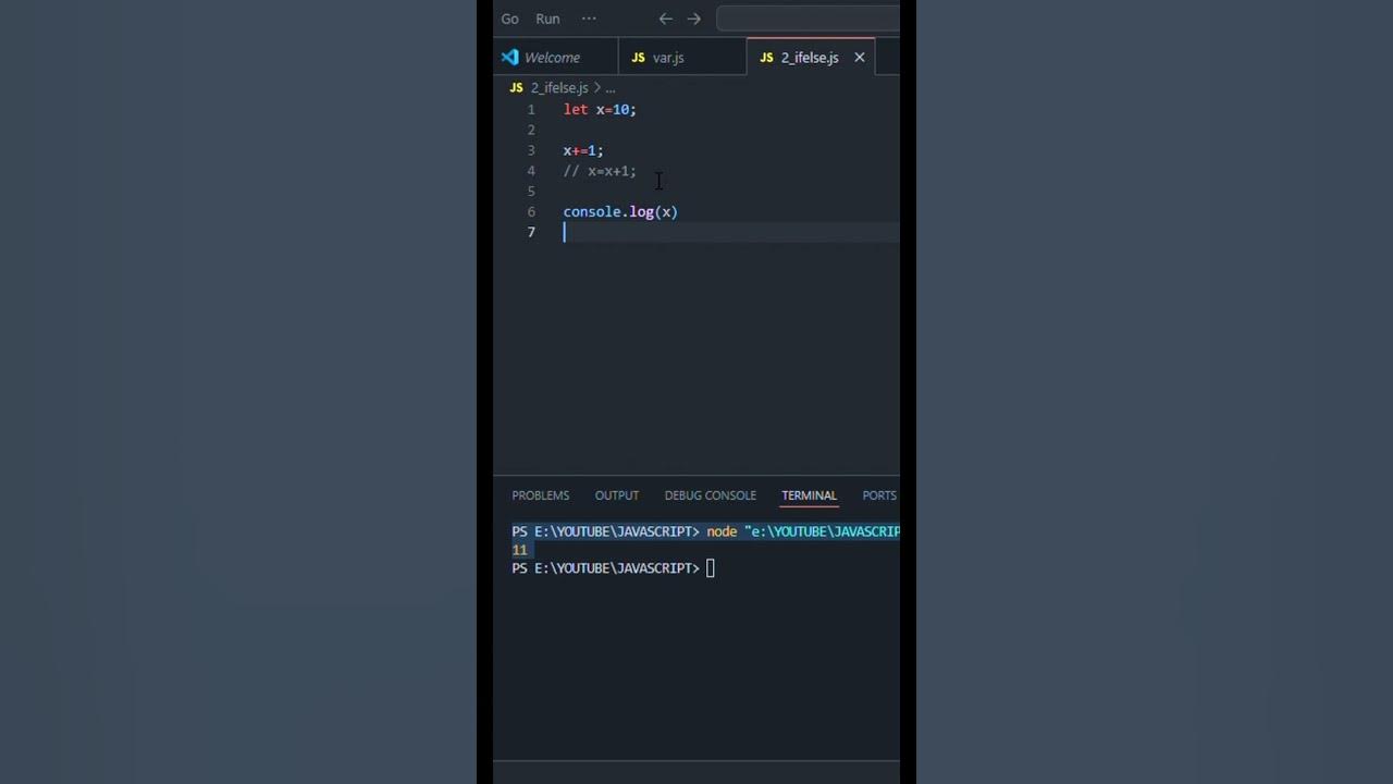 What are increment and decrement operator in javascript #coding #javascript #programming - YouTube