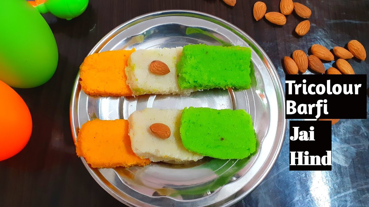 Tricolour barfi | Tiranga barfi | Independence day | Republic day |Tri ...