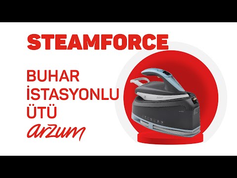 Arzum Steamforce Buhar İstasyonlu Ütü'yü keşfedin!