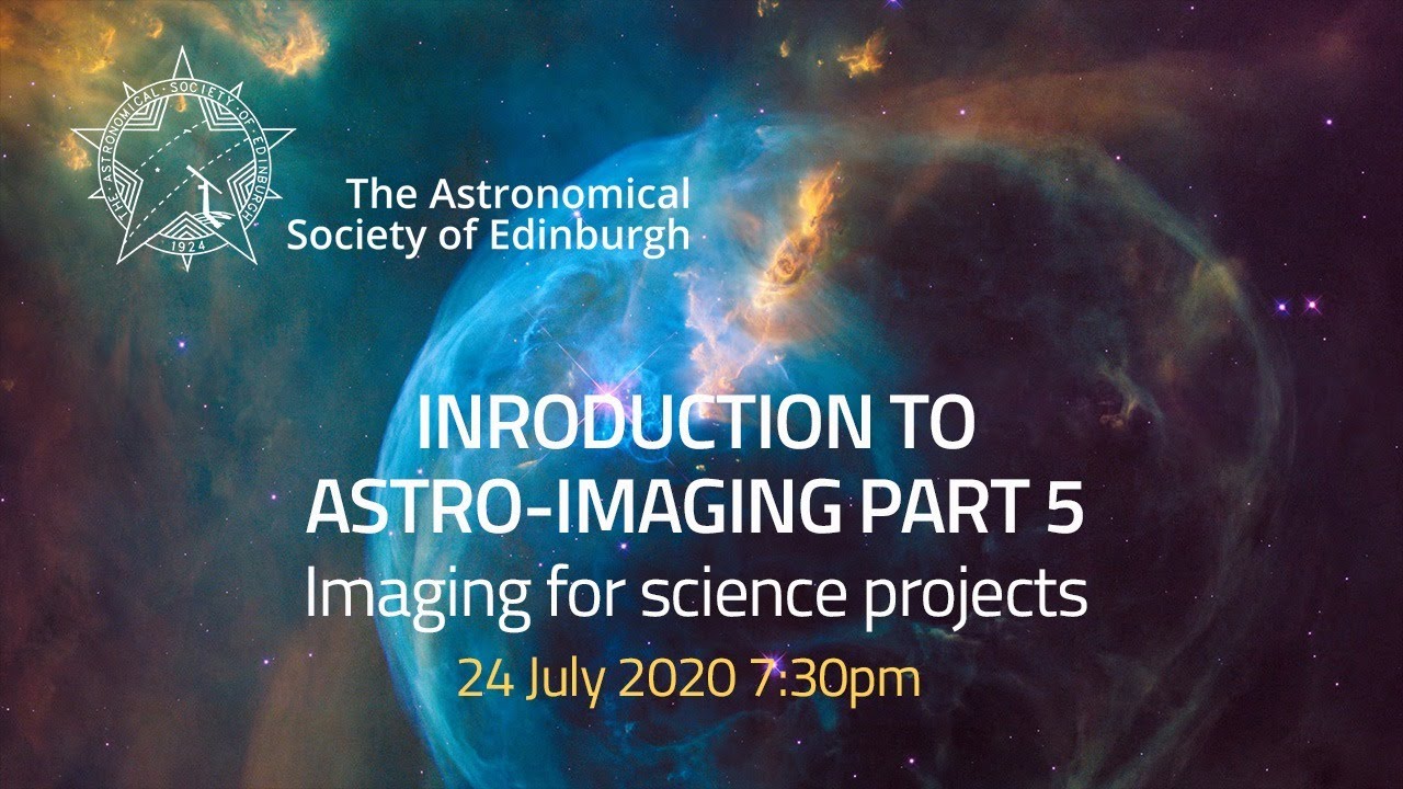 Intro to Astro-imaging Part 5 - imaging for science projects - YouTube
